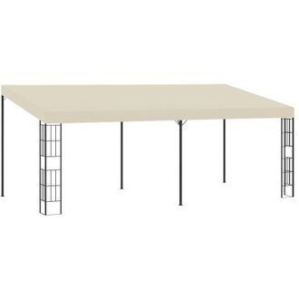 vidaXL Vidaxl - Belv&eacute;d&egrave;re mural 3x6 m Cr&egrave;me Tissu