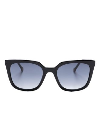 Carolina Herrera lunettes de soleil &agrave; monture carr&eacute;e - Noir