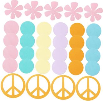 OSALADI 100 St&uuml;ck Bunte Papierstreudeko Rund Bruchfestes Partykonfetti f&uuml;r Hochzeiten Babypartys Geburtstagsfeiern Tischdekoration Bastelpapier