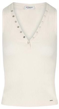 Morgan Femme 221-daven1 T-shirt, Ivoire, XL EU