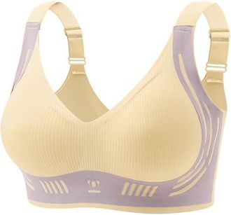 Generic Femmes Mode Casual &Eacute;pissure Sans Marques Levage Anti Affaissement Soutien-Gorge Sous-V&ecirc;tements Petits Soutiens-Gorges pour Femmes, beige, 5XL
