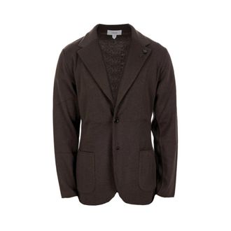 Lardini Strickblazer - - Jackets - Herren - Braun - L