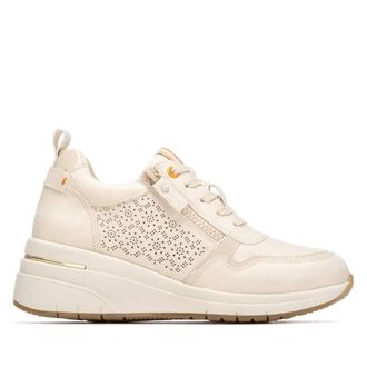 Refresh Sportschuhe Sneaker Damen Beige - Bequeme und vielseitige Schuhe - Casual Mode - Modell 17505202 (Gr&ouml;&szlig;e 41)