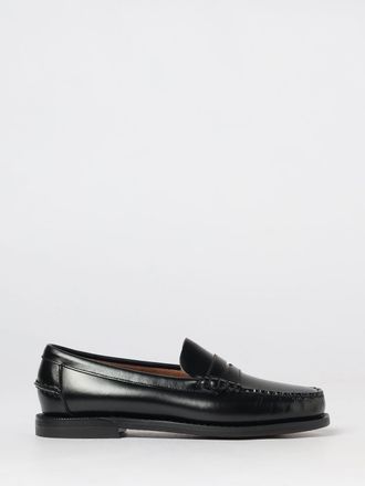 Sebago Mocassins Penny Classic Dan en cuir bross&eacute; &agrave; talon bas