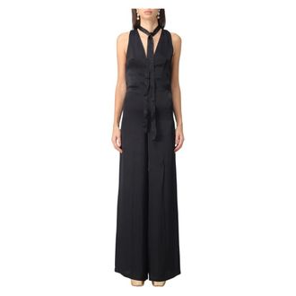 Twinset Stilvolles Abito Kleid - - Jumpsuits & Playsuits - Damen - Schwarzk - M