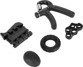 Generic Griffst&auml;rke-Trainer-Set mit Finger-Trainingsger&auml;t, Handgriff-St&auml;rkungs-Handverl&auml;ngerungs-Trainingsger&auml;t, Tragbares Unterarm-Trainer-Set aus Elastische
