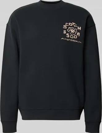 Scotch & Soda Relaxed Fit Pullover mit Logo-Print