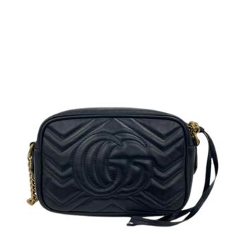 Gucci Sac bandouli&egrave;re doccasion - Femme - Pre-owned - Noir - Taille: ONE Size