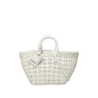 Balenciaga Pre-owned Sac seau tress&eacute; - Femme - Pre-owned - Blanc - Taille: ONE Size
