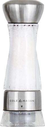 Cole & Mason H59302G Windermere Salzm&uuml;hle, Acryl/Edelstahl, 165mm, Precision+, Enth&auml;lt 1 x Salzm&uuml;hle