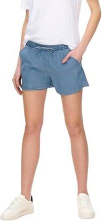 Only Onlpema Lyocell Life DNM Box Short pour Femme, Denim Bleu médium, M