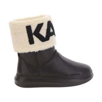 Karl Lagerfeld Logo Stiefeletten - - Shoes - Damen - Schwarzk - 39 EU