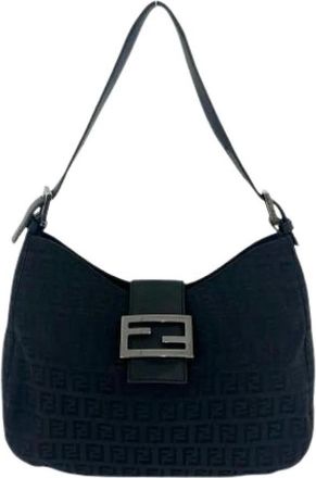 Fendi Sac bandouli&egrave;re vintage doccasion - Femme - Pre-owned - Noir - Taille: ONE Size