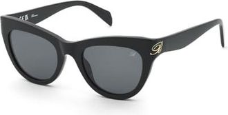 Blumarine Lunettes de Soleil SBM904 0700 NERO LUCIDO 52/21/140 Femme