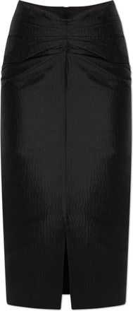 Lanvin Femme, Jupes, Noir, Taille: 38 FR Jupe Midi en Jacquard