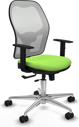 Piqueras y Crespo Jorquera 8-Stunden-Schreibtischstuhl mit 1D-Armen, h&ouml;henverstellbare Lendenwirbelst&uuml;tze, ausgestattet mit Syncro/Traslack und injiziertem Schaum. Mit 