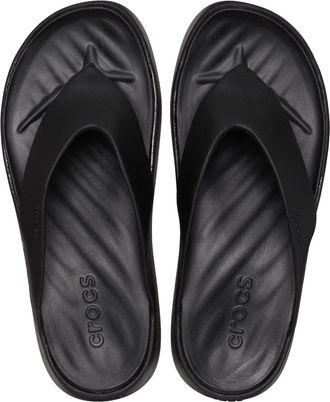 Crocs Zehentrenner Crocs Gataway Platform Flip 209410 Schwarz