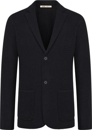 Maurizio Baldassari Cardigan in Blazer-Optik aus edler italienischer Schurwolle in