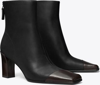 Tory Burch Asymmetrische Stiefelette mit Zehenkappe
