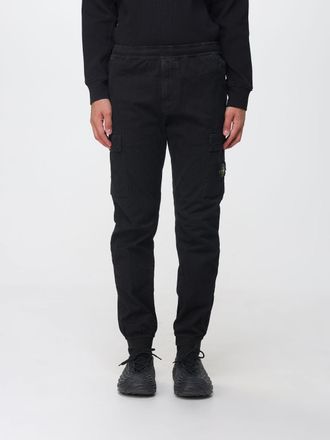 Stone Island Pantalon cargo slim fit en tissu technique stretch avec logo Compass