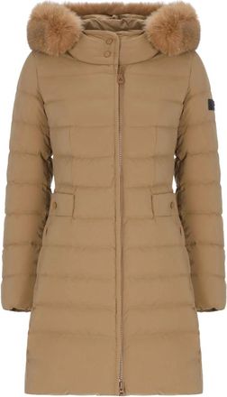 Peuterey Femme, Manteaux, Brun, Taille: 42 FR Doudoune matelass&eacute;e