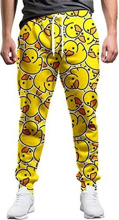 Yaxinduobao Pantalon de jogging tendance style années 80 pour homme, pantalon de jogging amusant, pantalon de survêtement décontracté, tenue des années 90 pour ho