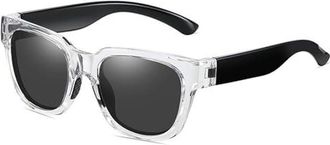 Generic Lunettes De Soleil De Sport Polaris&eacute;es &Agrave; La, For Hommes Et Femmes, Cadre Carr&eacute;, Photo, &Eacute;quitation En Plein Air(Clear)