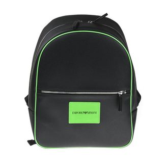 Emporio Armani Rucksack mit Patch und Schultergurten - - Bags - Herren - Schwarzk - ONE SIZE