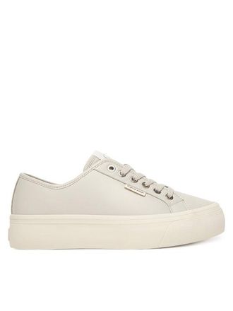 Calvin Klein Sneakers Vulc Flatf Lace Up Lth YW0YW01932 Grau