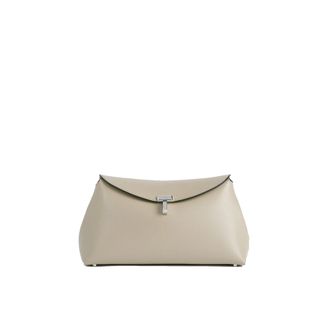 Toteme TOTEME T-Lock Clutch aus Leder