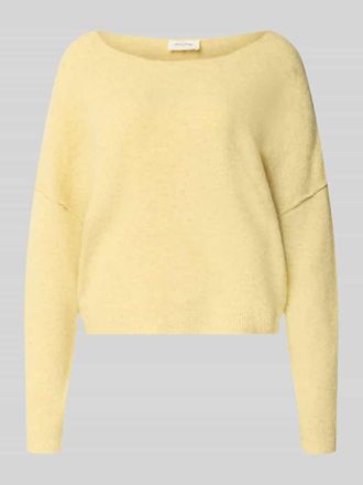 American Vintage Relaxed Fit Strickpullover aus Material-Mix mit Leinen-Anteil