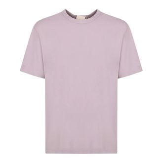Ten c Homme, Tops, Rose, Taille: M T-Shirt Mauve avec Logo Arrière