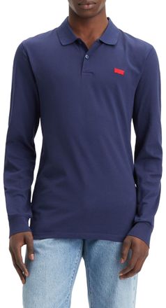 Levi's Ls Slim Housemark Polo Naval Academy