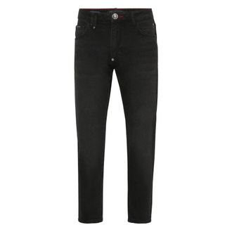 Philipp Plein Denim Hosen Detroit Fit - - Jeans - Herren - Schwarzk - W28