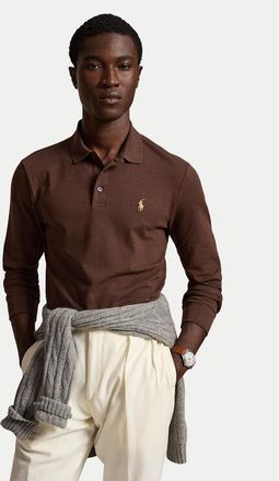 Polo Ralph Lauren Poloshirt 710955081502 Hellbraun Slim Fit