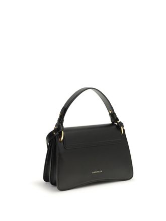 Coccinelle Womens Shoulder Bag C-Me Black Calf Leather