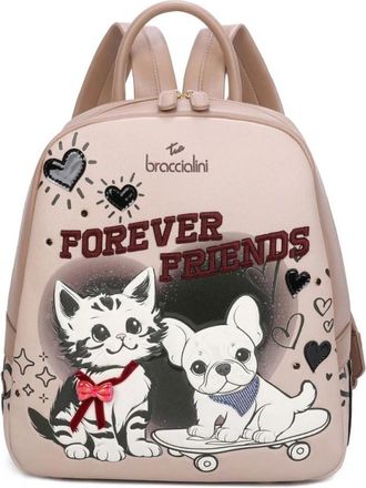 Braccialini Femme, Sacs, Beige, Taille: ONE Size Allround Backpack