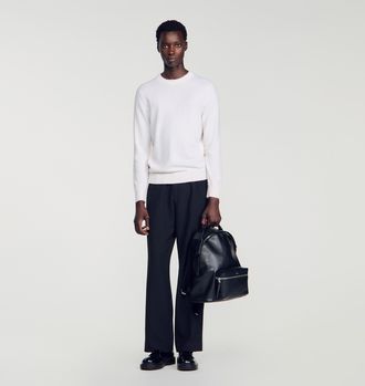 Sandro Sac &agrave; dos en cuir