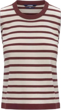 K-Way Femme, Pulls, Multicolore, Taille: 46 FR Geri Stripes Vest