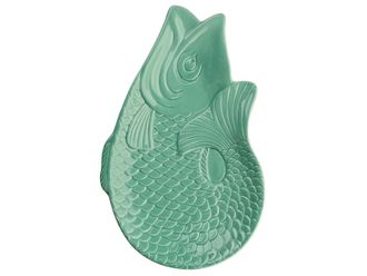 Giftcompany Monsieur Carafon Fisch Dekoteller Mint Cream 25,3x16cm