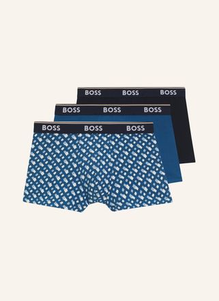 HUGO BOSS Boxershort Trunk 3p Power Desig blau