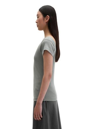 Marc O'Polo T-Shirt aus elastischem Rippjersey