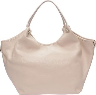 Isabella Rhea Beige Rindsledertasche