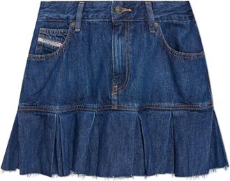 Diesel Femme, Jupes, Bleu, Taille: W29 De-Reen Denim Skirt