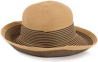 Au Printemps Paris Chapeau cloche avec rayures