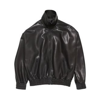 Acne Studios Lederblouson - - Jackets - Damen - Schwarzk - L