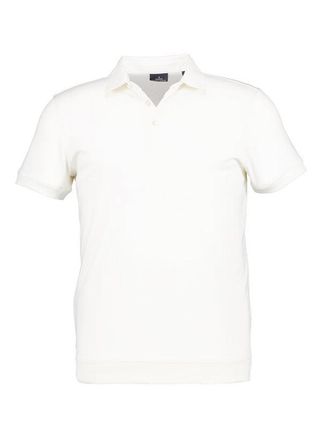 Ragman Herren Polo-Shirt wei&szlig;