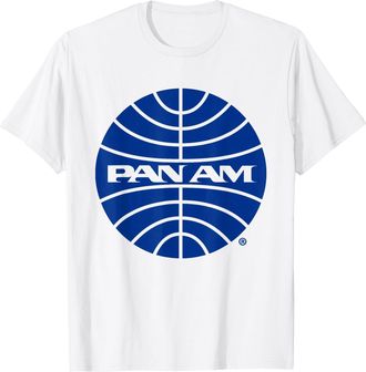 Pan Am Blaues Umrisslogo von Pan Am T-Shirt