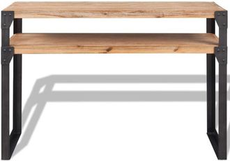 vidaXL Konsolentisch Akazienholz Massiv 120x40x85 cm - Vidaxl