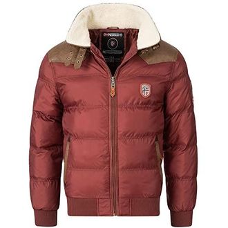 Geographical Norway Veste matelass&eacute;e dhiver pour homme - Anorak chaud doubl&eacute; - Veste de ski et de snowboard pour lhiver/automne en pack avec bonnet UD, XL